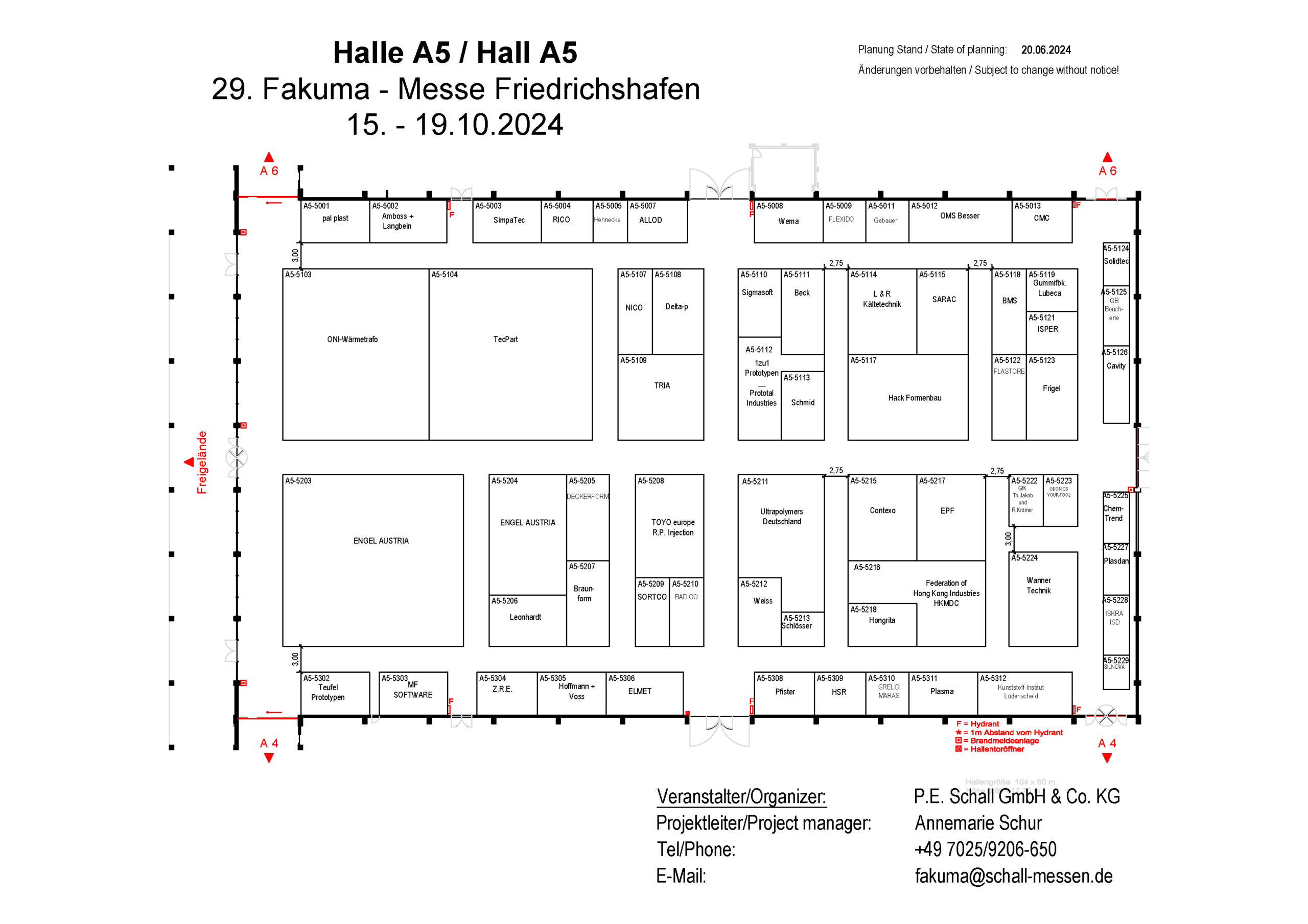 Hall plans, arrival & parking | Fakuma Internationale Fachmesse für ...